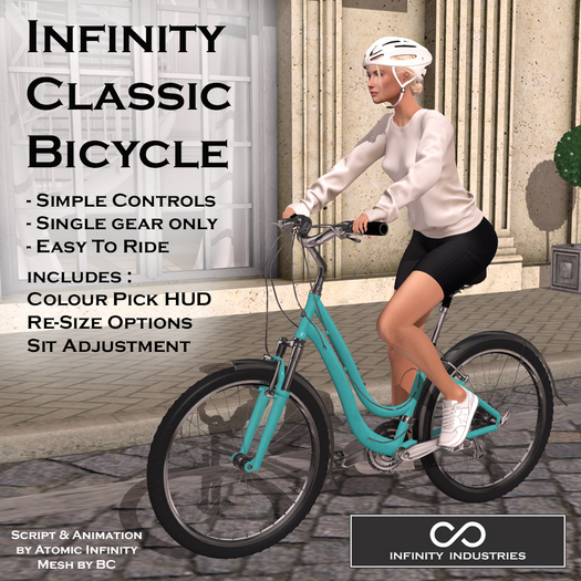 Second Life Marketplace - Infinity Classic Bicycle
